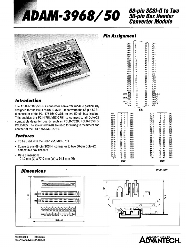 Adam-3950 3968 | PDF