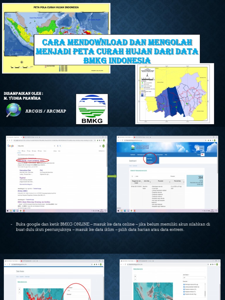 Tutorial Download Data BMKG Dan Analisis Thiessen | PDF