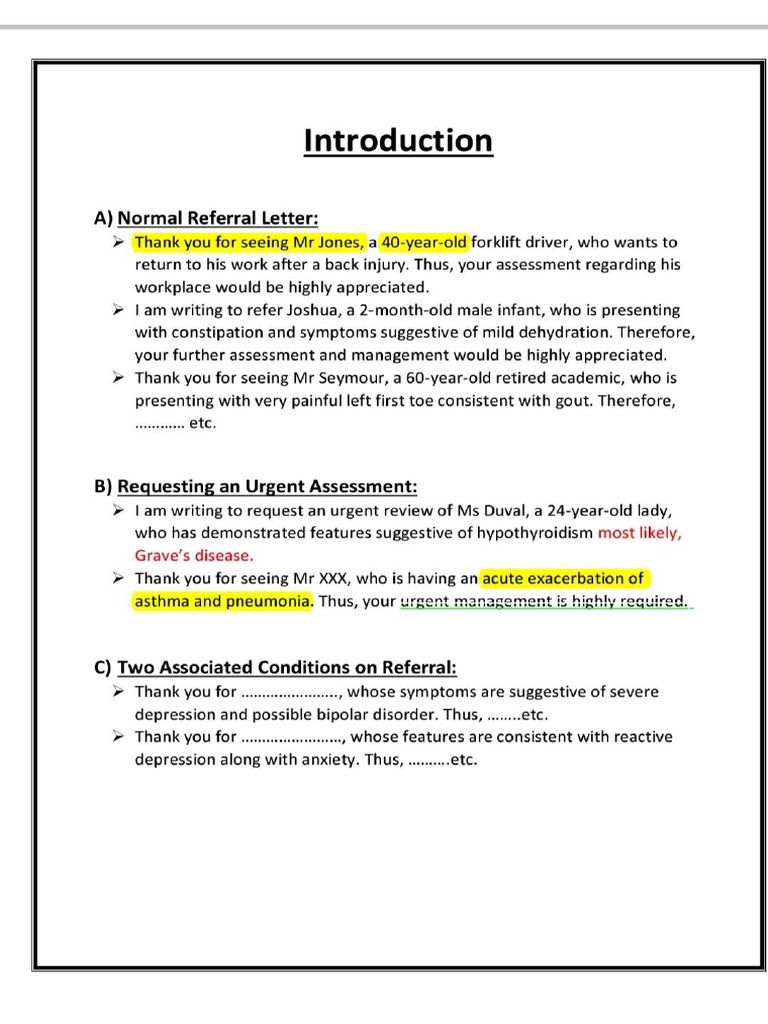 OET Writing Tips | PDF
