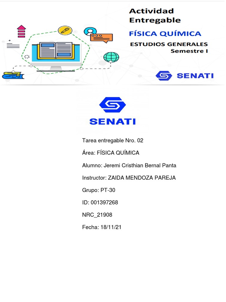 Entregable02 - Bernal Panta Jeremi - Fisica Quimica | PDF