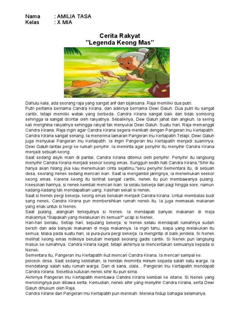 Legenda Keong Mas: Kisah Cinta Sejati | PDF