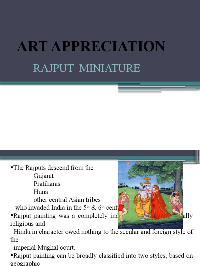 5 Rajput Miniatures | PDF | Paintings