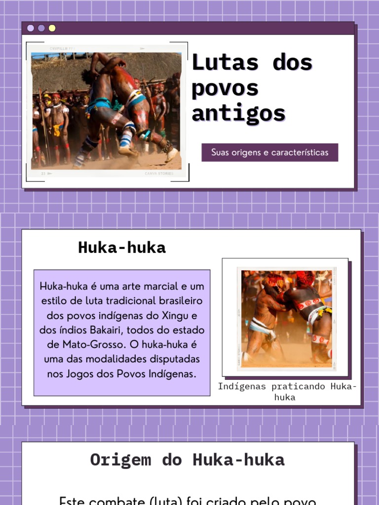 As origens e características da luta tradicional Huka-Huka dos povos ...