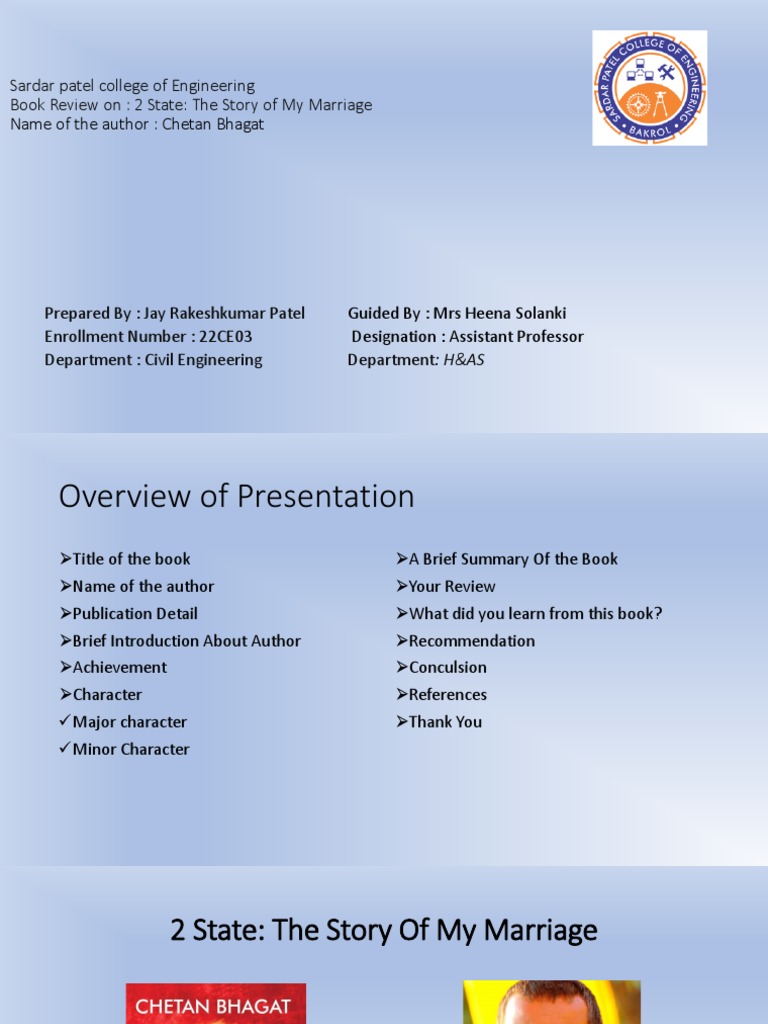 A Concise yet Insightful Review of Chetan Bhagat's Novel '2 States: The ...