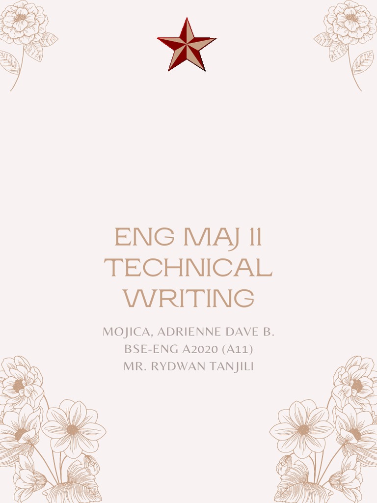 Eng Maj 11 Technical Writing Ass #2 Adrienne Dave B. Mojica | PDF | Clause | Sentence (Linguistics)
