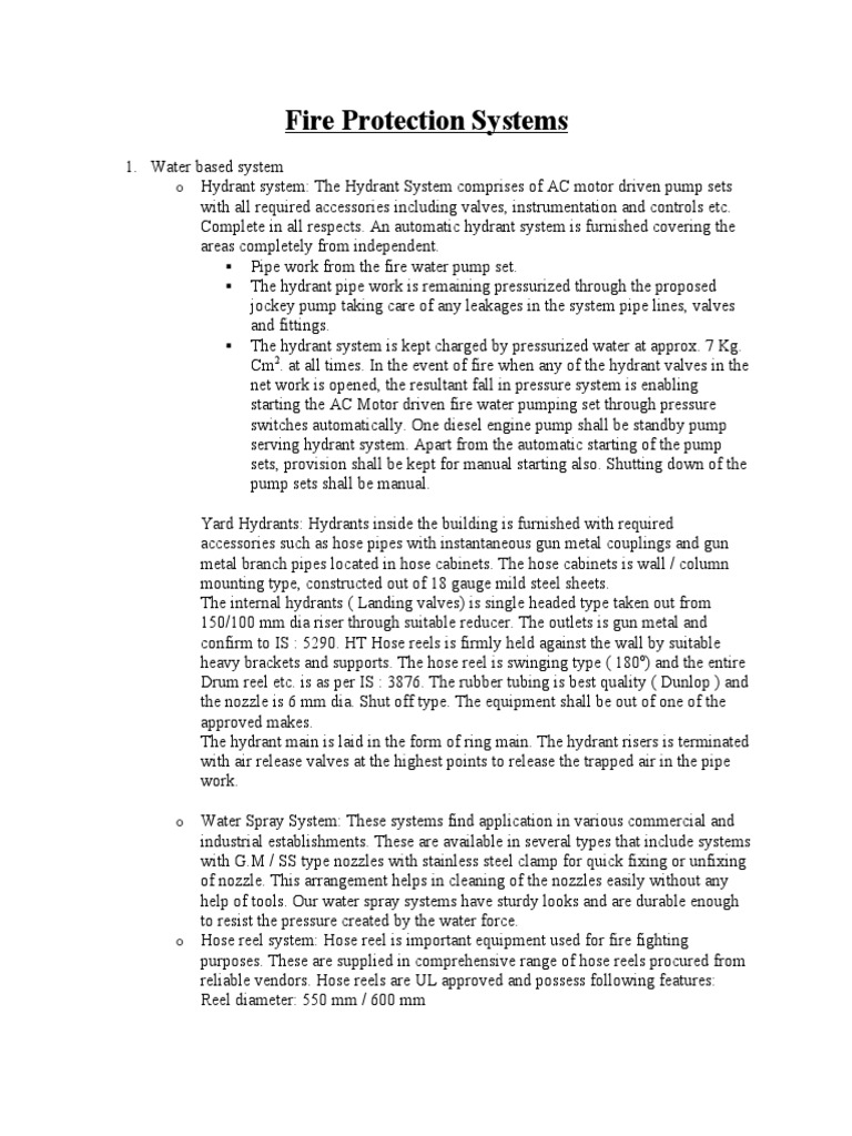 Piping - Fire Fighting | PDF | Fire Sprinkler System | Firefighting