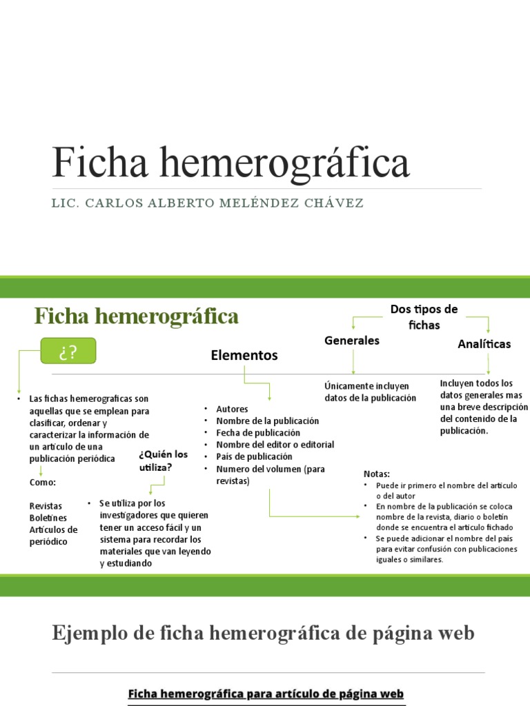 Ficha Hemerografica | PDF | Comunicación | Informática