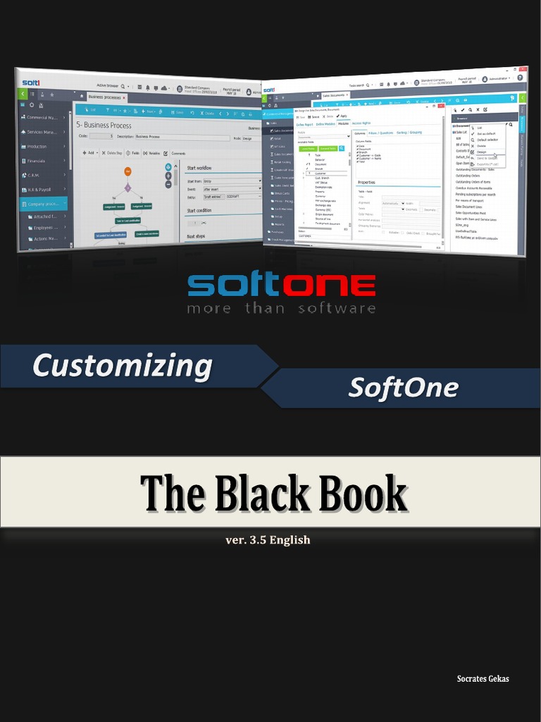 SoftOne BlackBook ENG Ver.3.5 | PDF | Hyperlink | Sql