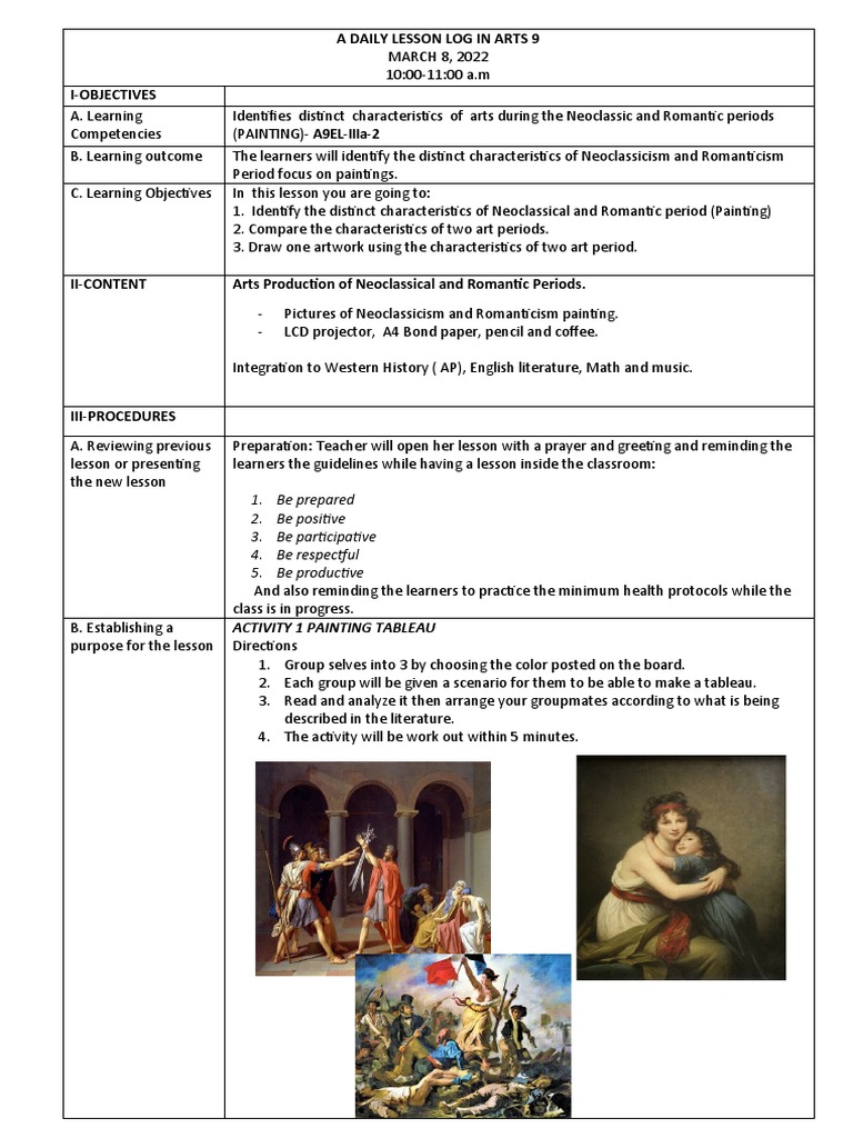 Neoclassicism vs. Romanticism in Art | PDF | Romanticism | Paintings