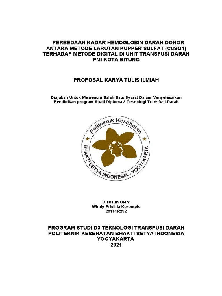 TTD - Proposal KTI2 Dan 3 | PDF