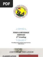 Beverage Classification and Types | PDF | Drink | Alcoholic Drinks