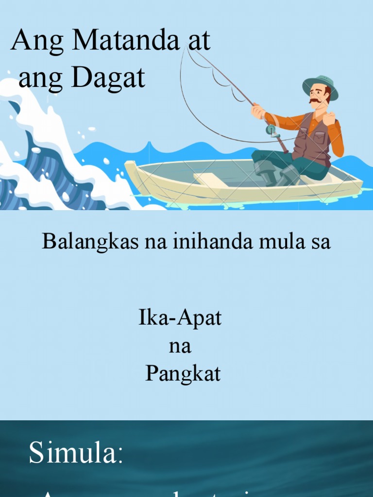 Ang Matanda at Ang Dagat Balangkas | PDF