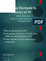 Powers of Ten Chart Overview | PDF | Encodings | Mathematical Objects