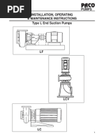 Iom Paco Pumps LF Parts | PDF | Pump | Bearing (Mechanical)