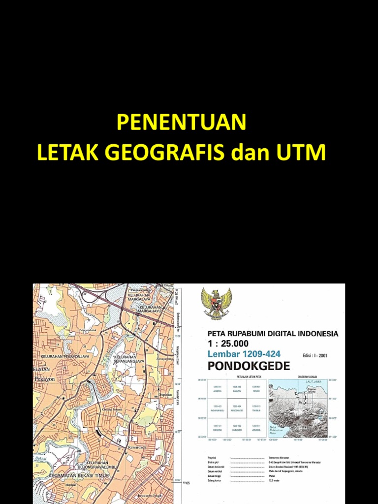 !! Praktikum 4 Pengantar Letak Geografis-UTM | PDF
