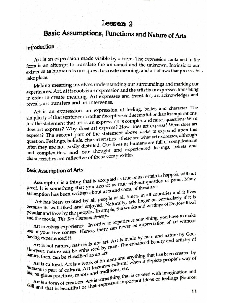 Artapp Ch1 Lesson 2 | PDF