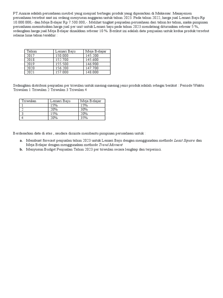 Sales Forecasting | PDF | Bisnis
