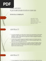 Toyota Implementation of Total Quality Management | PDF | Enterprise ...