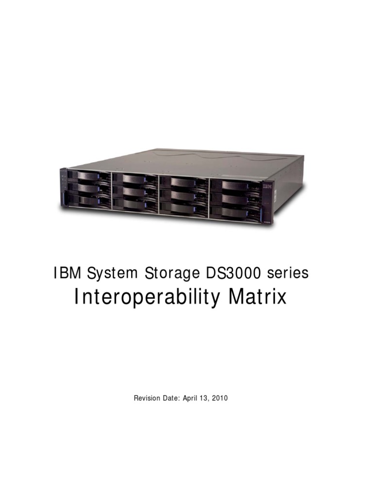 Systems Storage Disk Ds3000 PDF Interop | PDF | Disk Storage | Hard Disk Drive