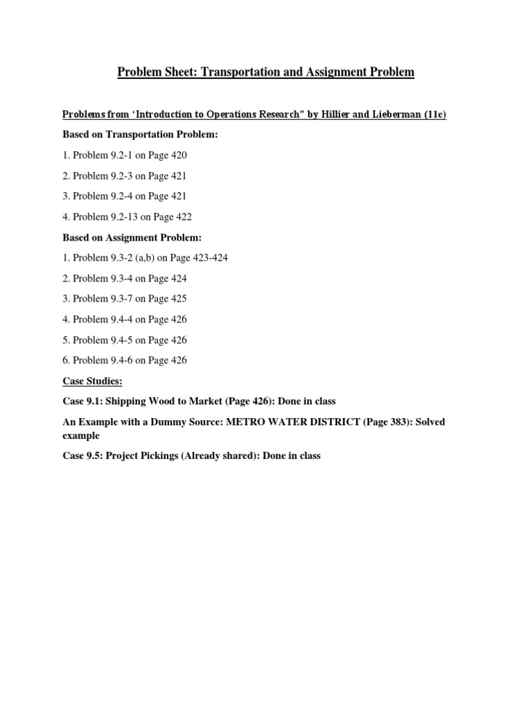 Problem Sheet 3 | PDF | Science & Mathematics