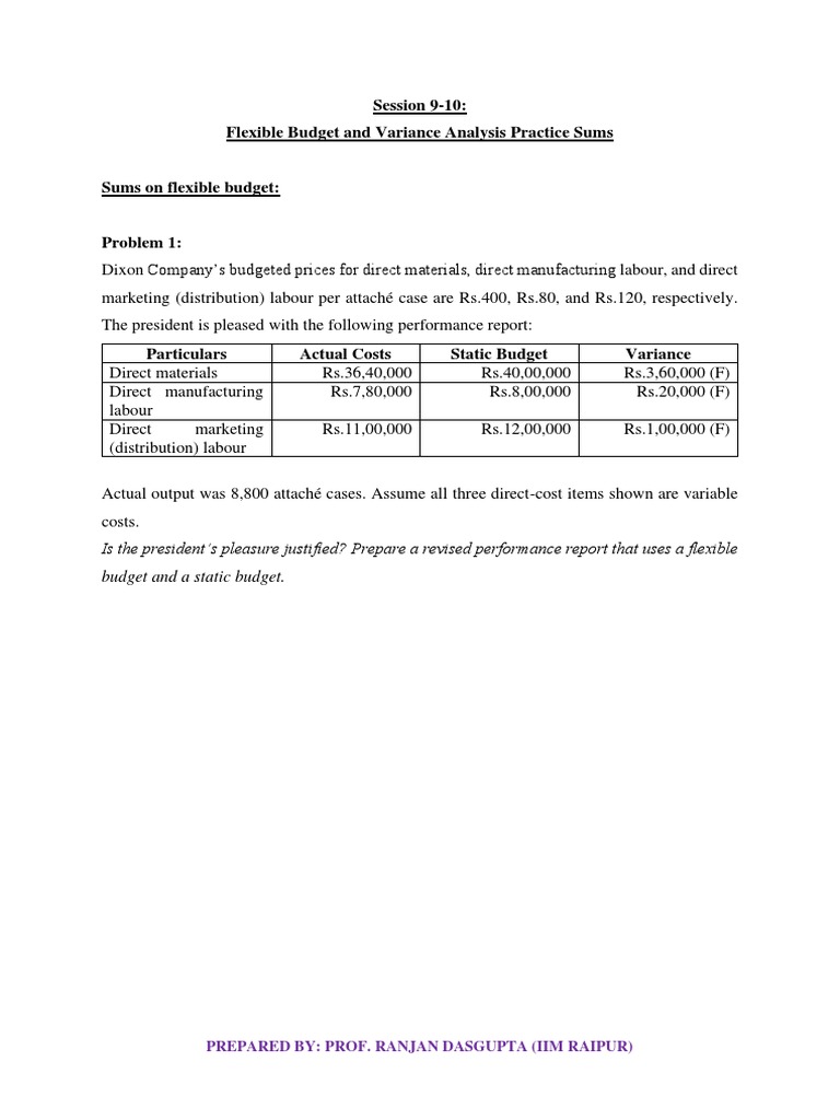 Session 9-10 Practice Sums | PDF | Supply Chain | Prices