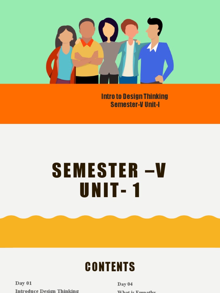 CSBS DT Sem 5 Unit1 Final | PDF | Design Thinking | Thought