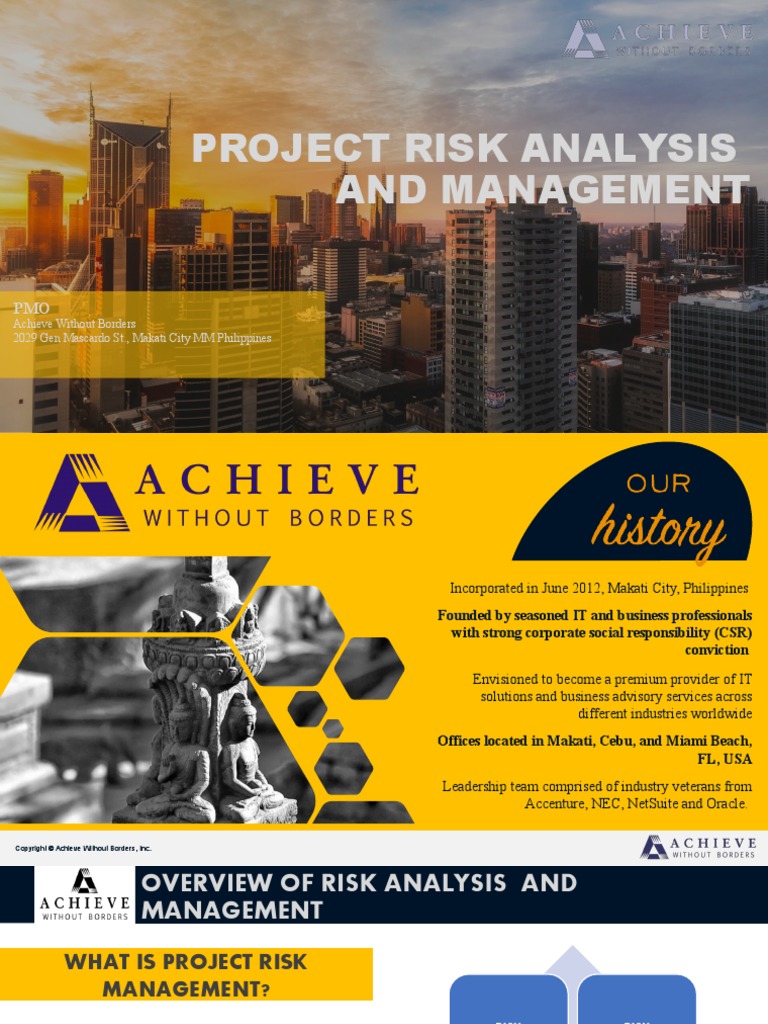 Project Risk Analysis and Management | Download Free PDF | Risk | Risk ...