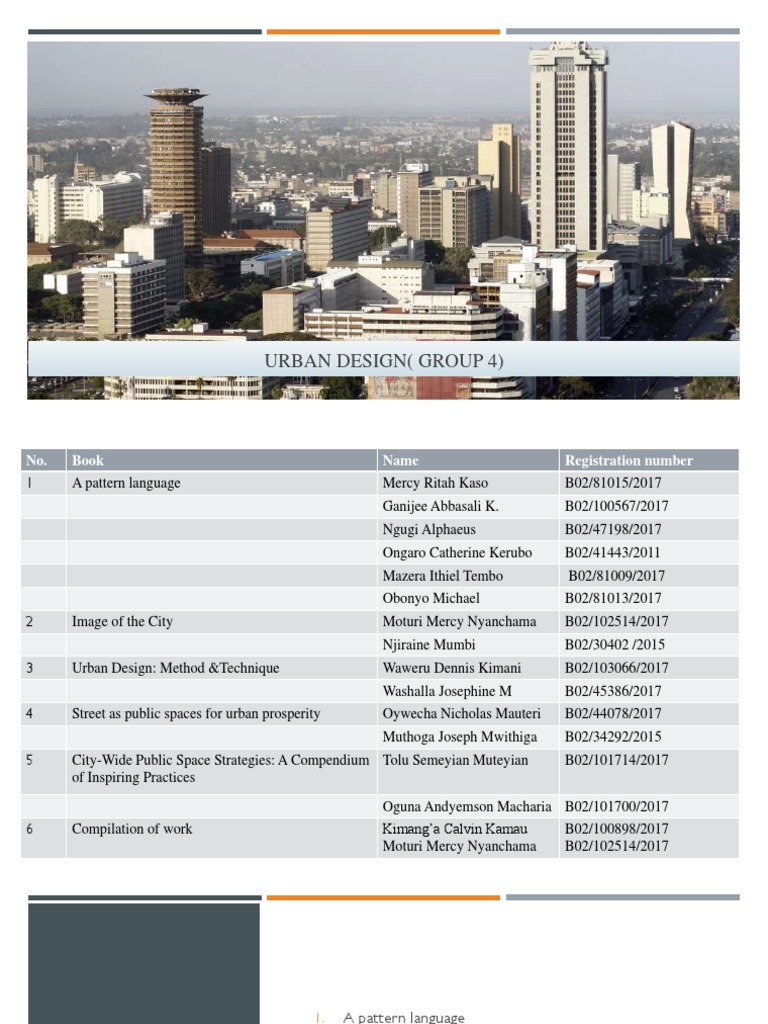 Revised Group 4 Urban Design Presentation | PDF | City | Road