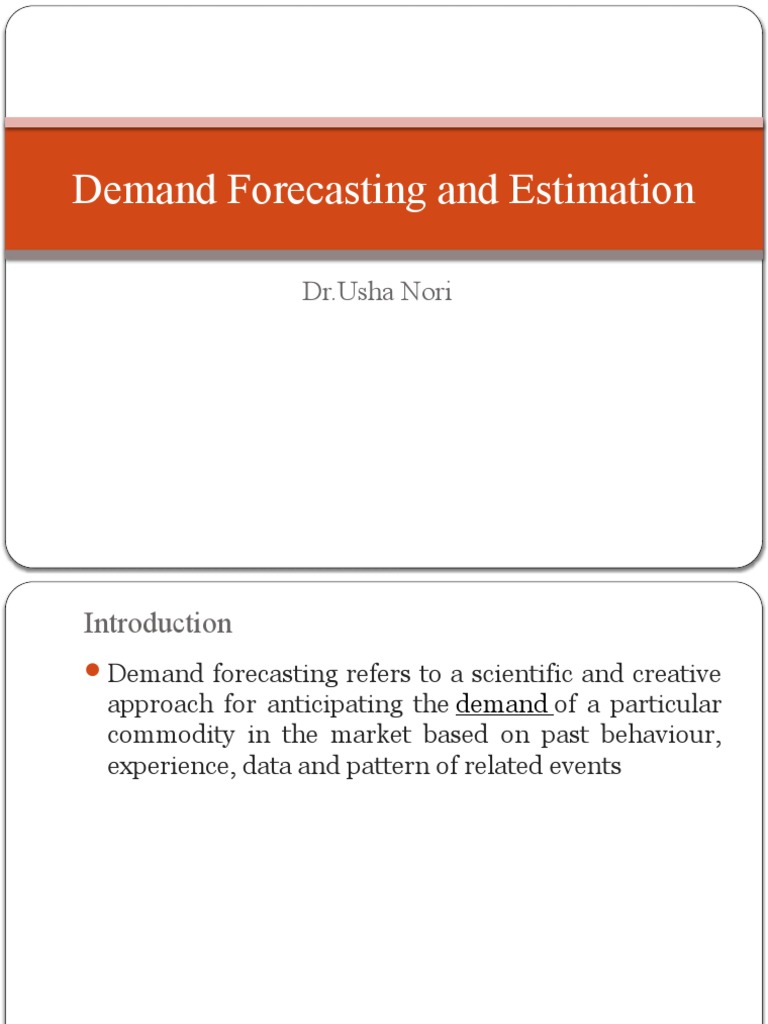 Demand Forecasting | PDF | Forecasting | Business Cycle