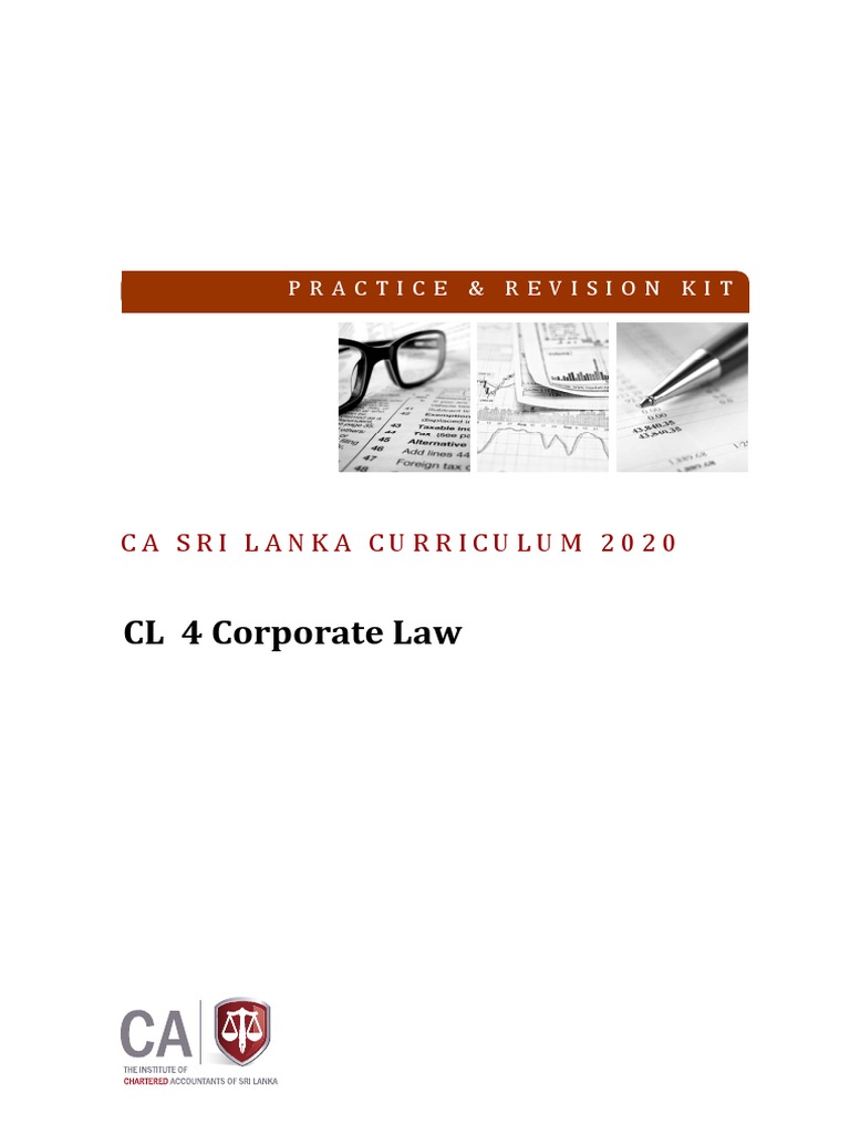 Cl 4 Corporate Law Pdf Piercing The Corporate Veil Limited Company