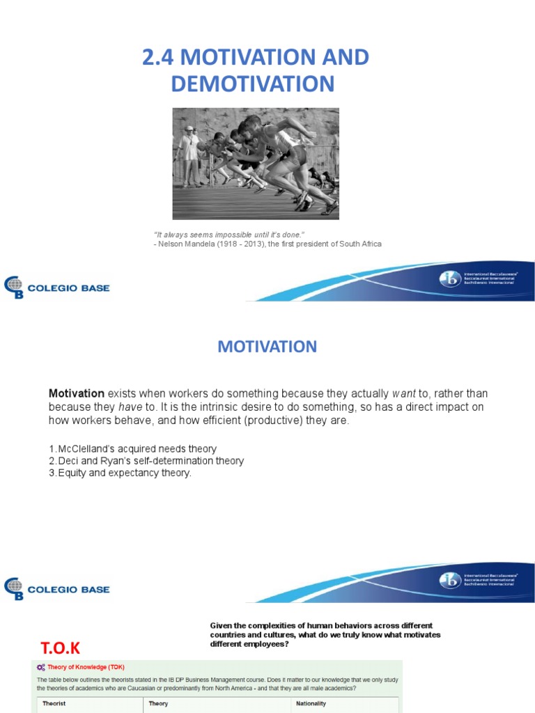 Motivation Theories in the Workplace | PDF | Motivation | Motivational