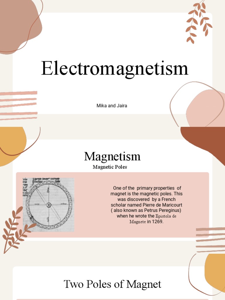 Electromagnetism | PDF | Magnetic Field | Magnetism