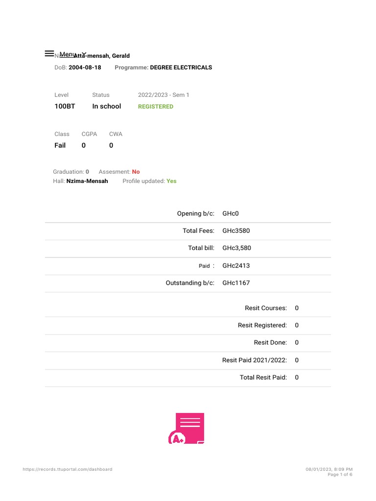 Portal Takoradi Technical University 2 | PDF | Engineering