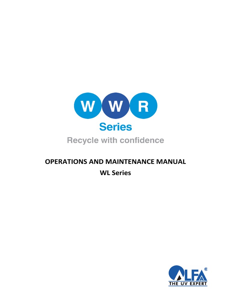 WL Series User Manual | PDF | Ultraviolet | Electrical Connector