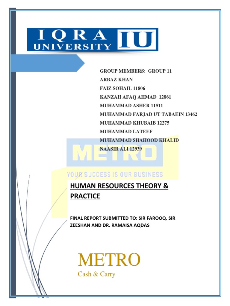 HRM Final Report | PDF