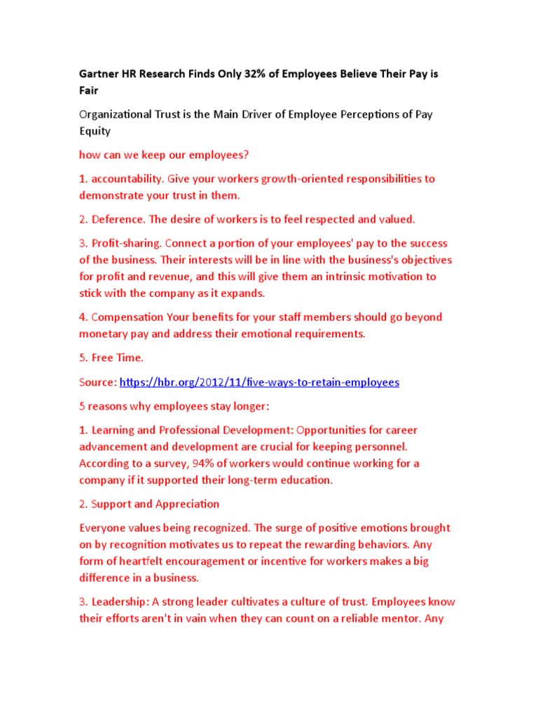 Gartner HR Research Finds Only 32 | PDF | Employment | Motivation