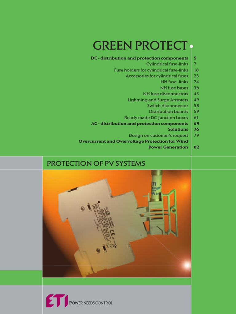 Green Protect: Protection of PV Systems | PDF | Photovoltaic System ...