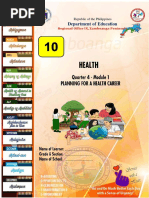 HEALTH MELCs Grade 10 | PDF | Learning | Evaluation