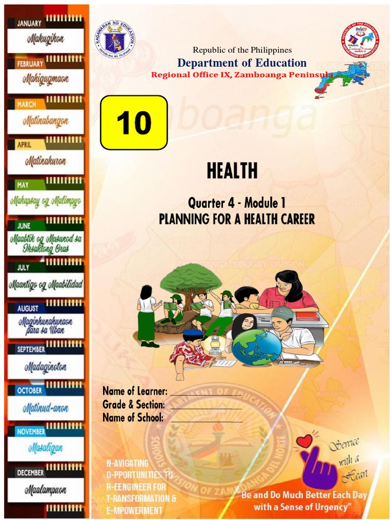 Grade 10 - HEALTH - Q4 Module 1 | PDF | Health Professional | Decision ...