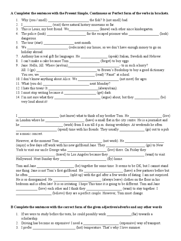 Test Grammar Unit 1 | PDF | Grammar | Syntax