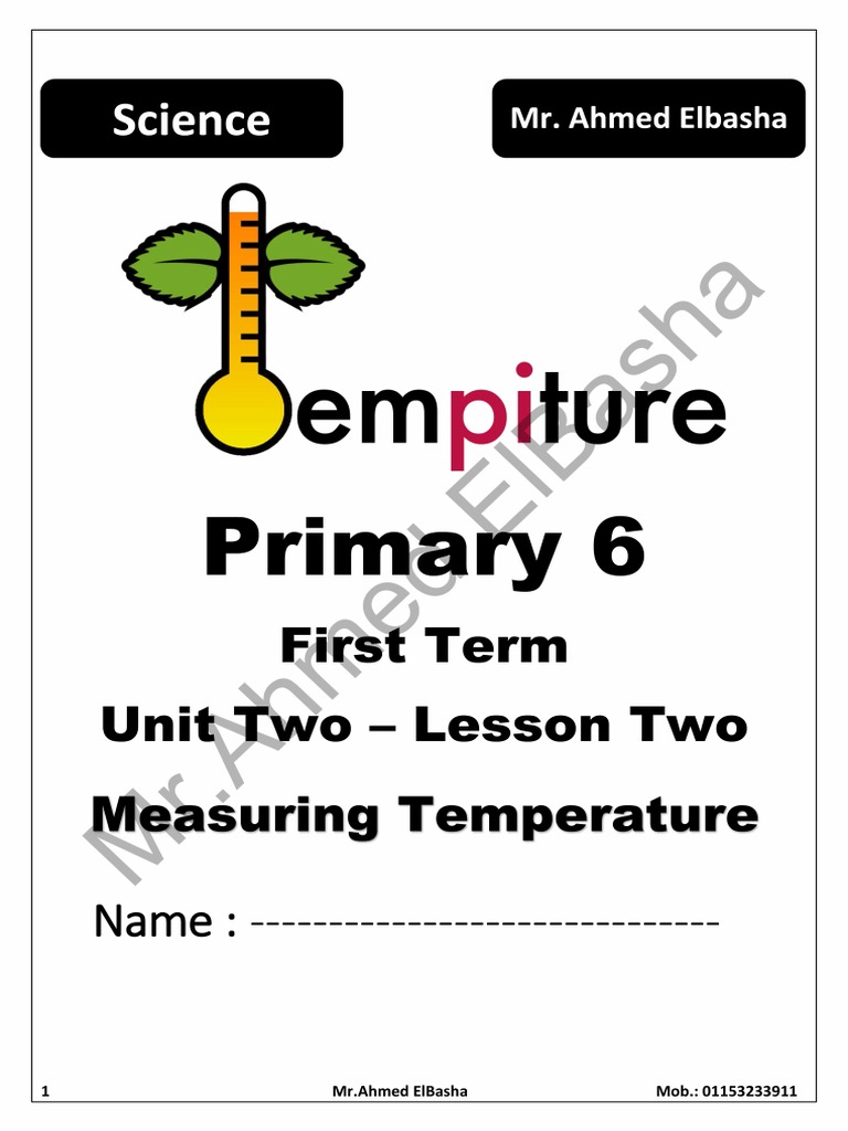 Grade 6 - Unit Two - Lesson Two - First Term 2020 | PDF