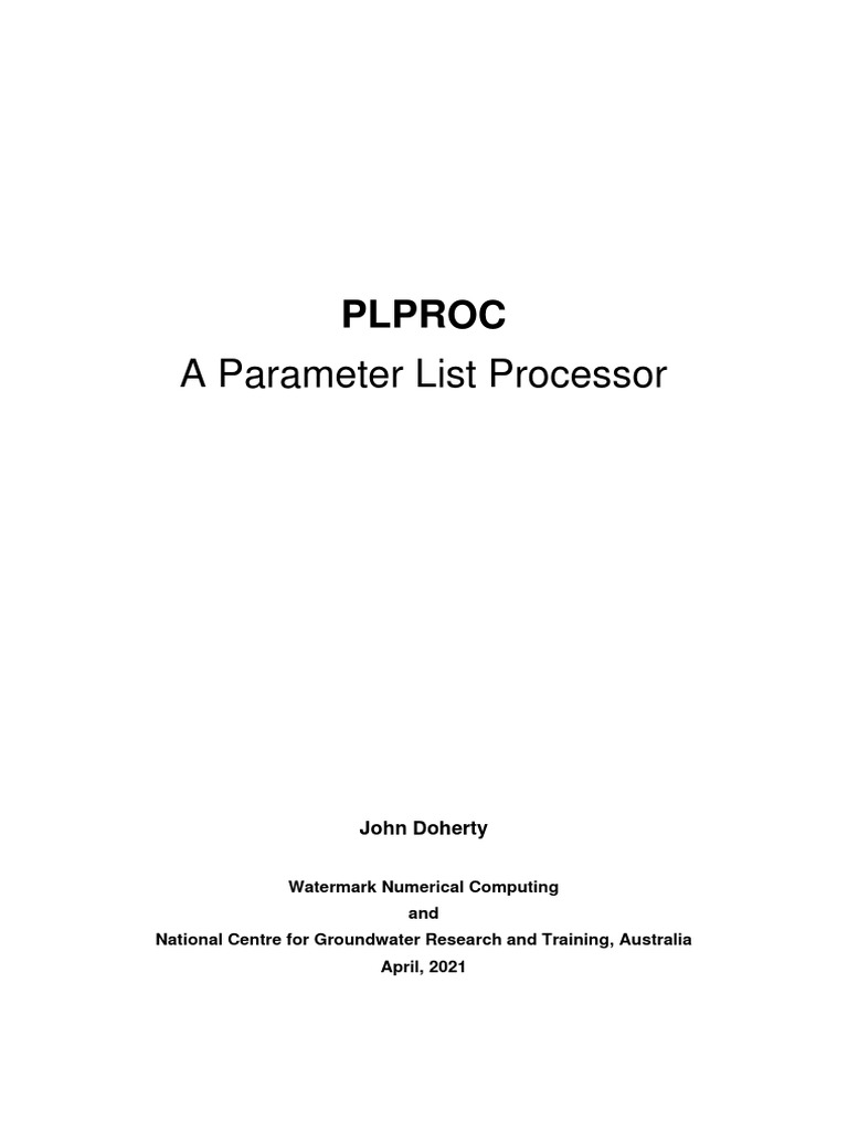 Plproc Download Free Pdf Parameter Computer Programming Subroutine