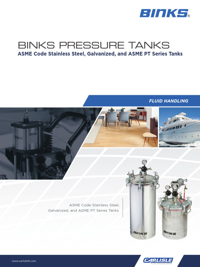 Binks Pressure Tanks A183 100 | PDF