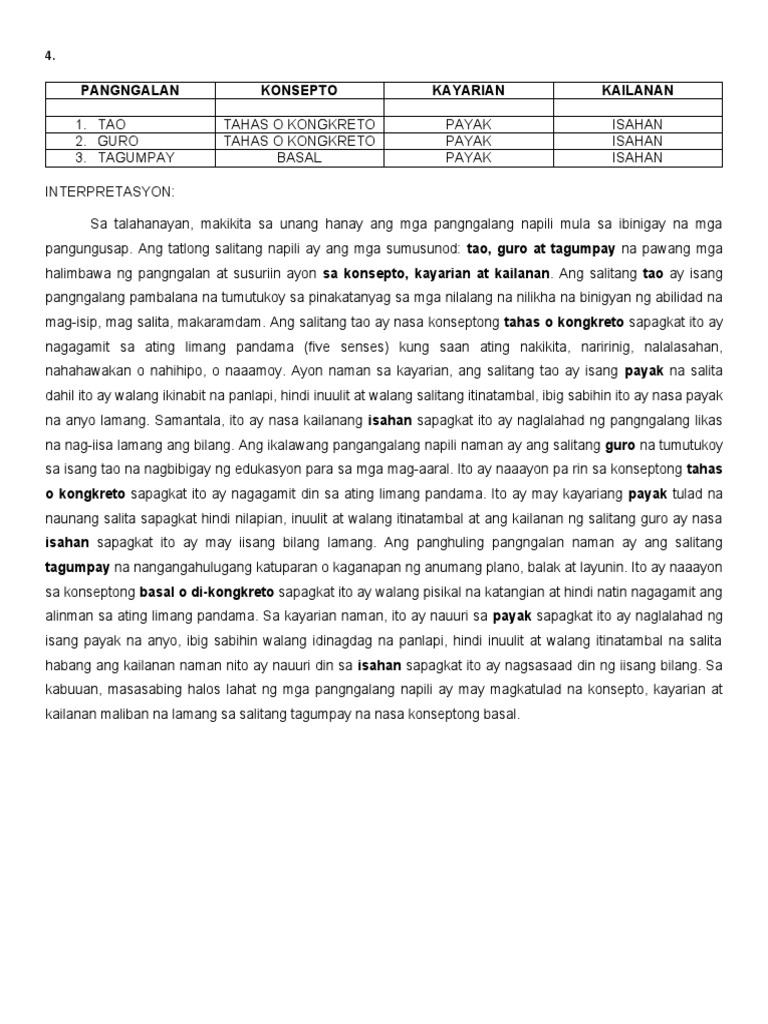 Kayarian No. 4 Lailanie | PDF