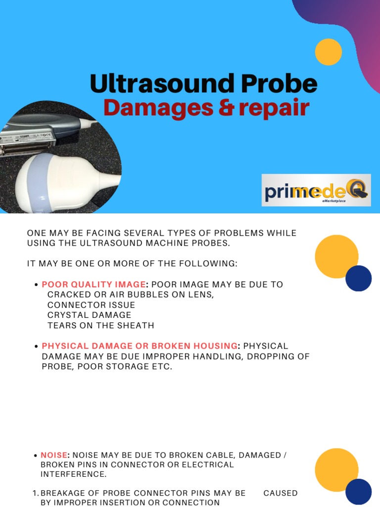 Ultrasound Probe Repair | PDF | Electrical Connector | Ultrasound