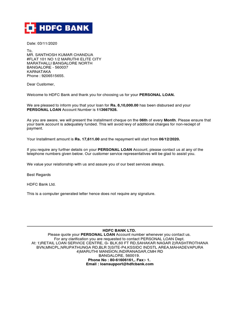 Welcome Letter | PDF