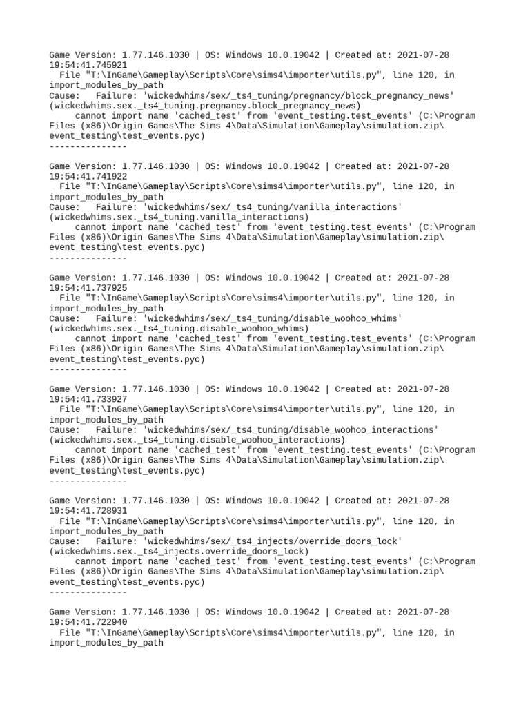 lastCleanException 20210728200429 | PDF | Zip (File Format) | Microsoft Windows
