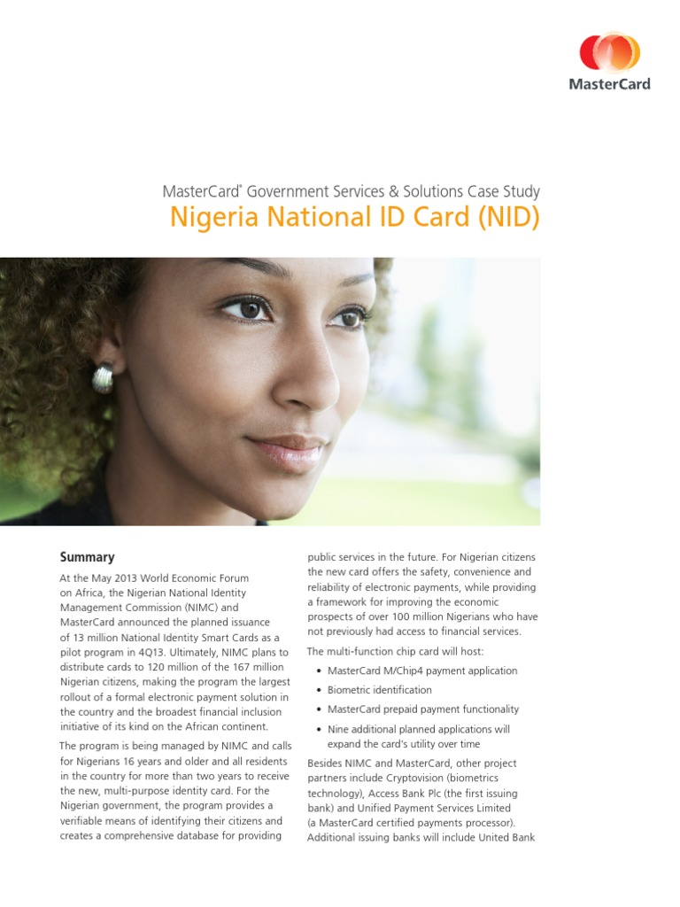 Nigerian National ID Card | PDF