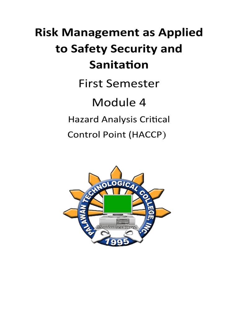 Module Haccp | PDF | Hazard Analysis And Critical Control Points | Foods