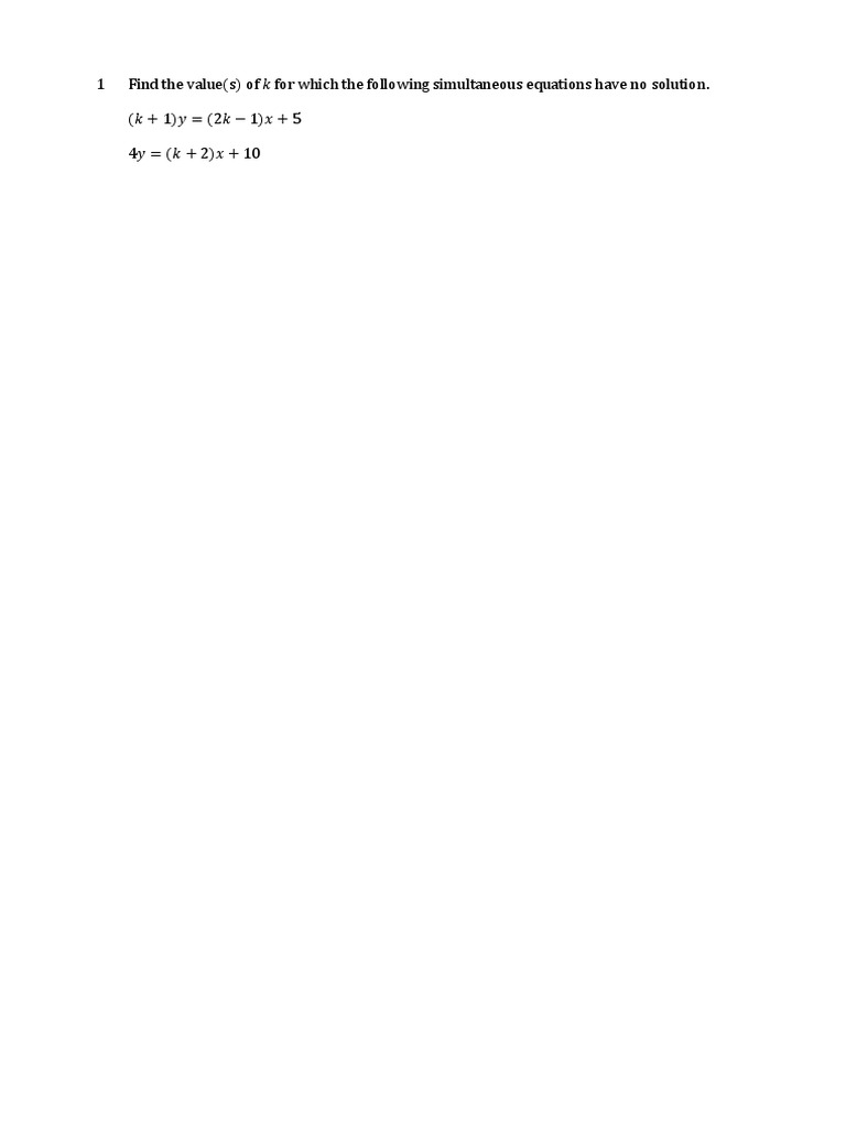 Simultaneous Equations and Algebra Problems | PDF | Circle | Area